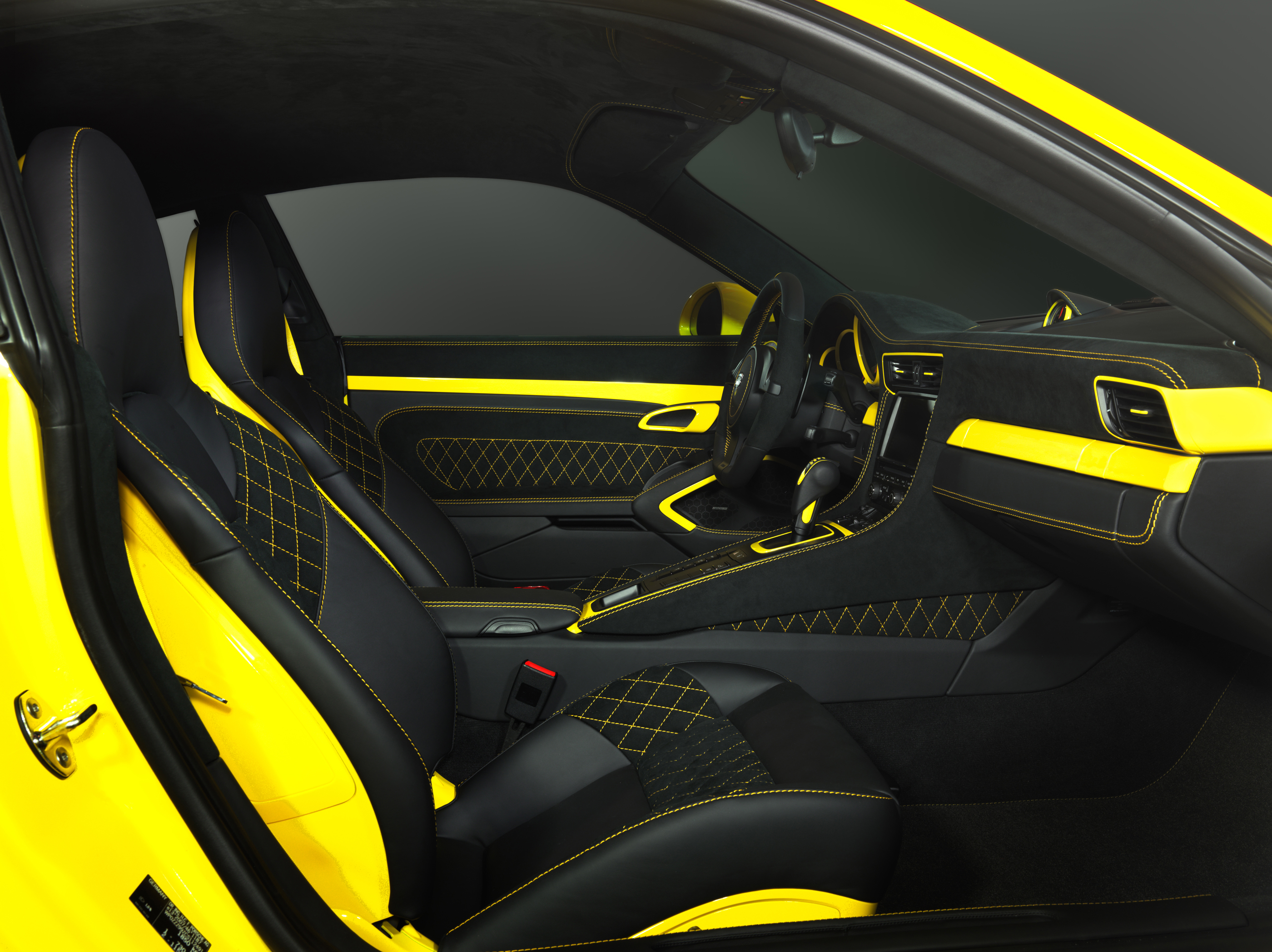 2012 Yellow Porsche 911 by TechArt wallpapers